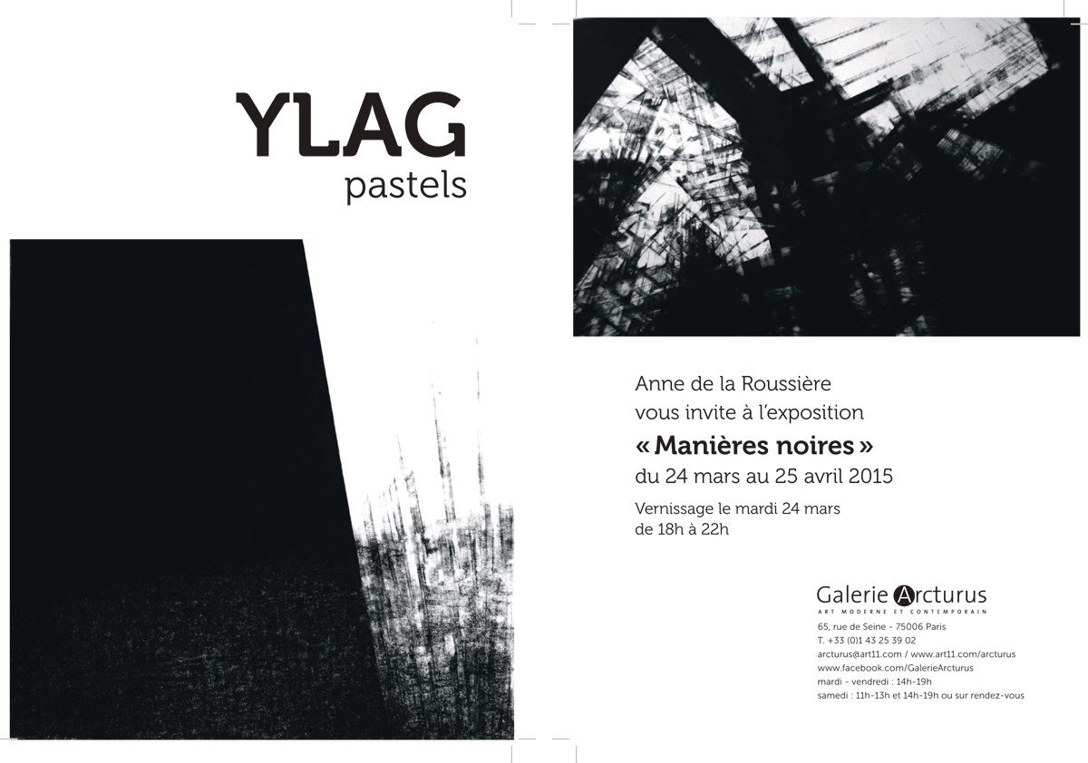 YLAG « Manières Noires », Galerie Arcturus,Paris - YLAG